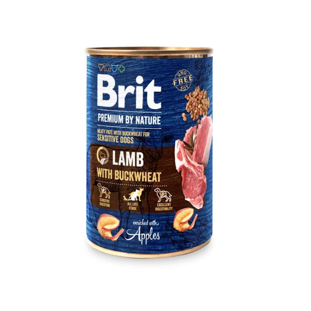 Brit Premium par Nature Aliment Humide Chien Lamb Buckwheat 400 g ...