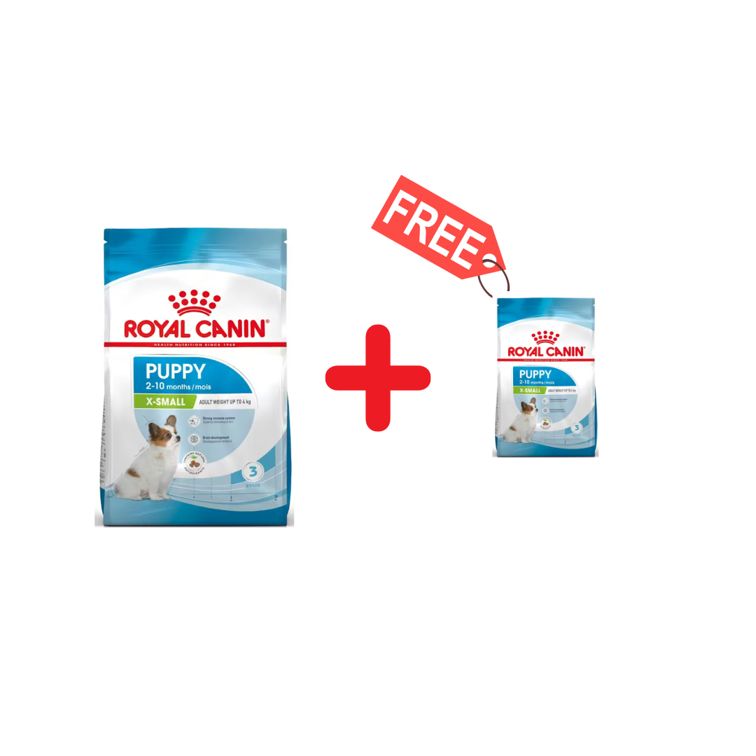 Royal Canin Aliment Sec Chien X-Small Puppy 1,5 Kg + 500G Offert ...
